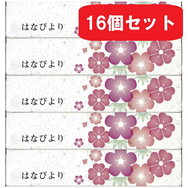 メーカー：アスト JAN：4560154694440 ■商品説明■ ● やわらかな使い心地で、毎日の暮らしにやさしく寄り添う「はなびより」シリーズのボックスティッシュです。 ● 1箱150組入りのボックスティッシュ5箱パックを、16個セット...