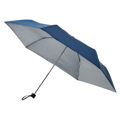 UV晴雨兼用耐風式軽量ミニ傘シルバーコーティング加工付のUVカット付晴雨兼用傘です。耐風式構造骨使用。メーカー型番 : 6337 カラー・柄 : ネイビー 内容物 : 本体(約220g)(約550mm×6本骨)×1 材質 : ポリエステル1...