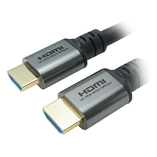 【48Gbps/8K60p対応】Ultra High Speed HDMI Cable 準拠品 2m■8K/60p、4K/120p対応 48Gbpsの高速伝送で8K/60p※ 、4K/120pなどの超高画質映像を対応機器でお楽しみいただけま...