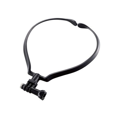 アクションカメラ用アクセサリ ネックレスマウント GoPro汎用 上下調整可能 落下防止 アジャスター付 ブラック■GoPro HERO12/11/10/9/8/MAXなどのアクションカメラを首にかけて撮影することができるマウントです。 ■...
