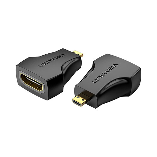 マイクロHDMI Male to HDMI Female アダプター ブラックカラー : ブラック インターフェース : マイクロHDMIオス/HDMI-Aメス インターフェース技術 : 金メッキ 解像度 : 1080P/60Hz シェル ...
