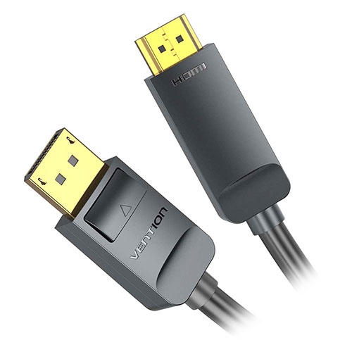 4K DisplayPort to HDMIケーブル 1.5m ブラックカラー : ブラック インターフェース : DPオス/HDMIオス インターフェース技術 : 金メッキ 解像度 : 4K/30Hz コンダクター素材 : 錫引き銅 シェ...