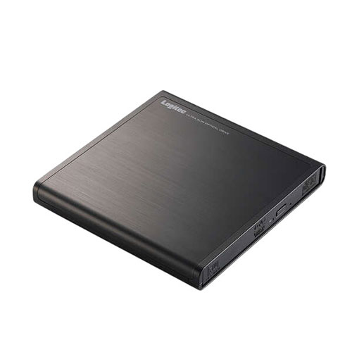 USB-A ポータブルDVDドライブ 書き込み ブラック■Windows用のポータブルDVDドライブです。 ■Windows搭載パソコンでDVD・CDの読み込み・書き込みが可能です。 ■奥行約13.4cmのコンパクト設計で、ノートパソコンと...