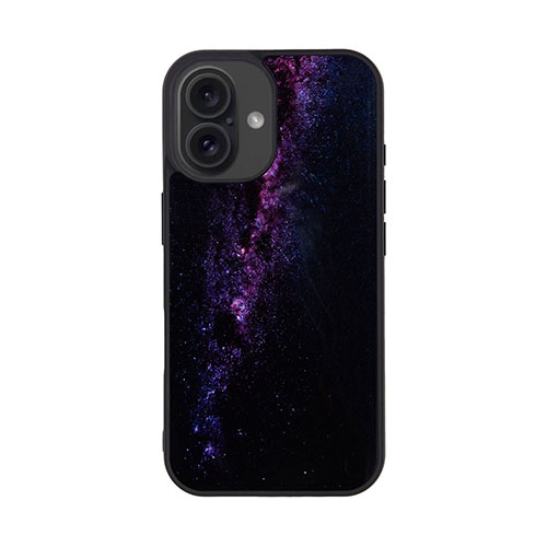 天然貝ケース for iPhone 16 Milky waykins(アイキンス)の「天然貝ケース　ミルキーウェイ」は、夜空の様子を映し出した幻想的で美しいケースです。 ●幻想的で美しい夜空のイメージ 夜空の様子を映し出した幻想的で美しいイ...