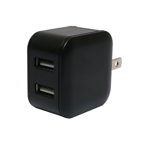 薄型コンパクトなUSB-ACアダプタ/2台のスマートフォンを同時充電可能■2ポート合計出力2.4A 合計5V/2.4A出力が可能で合計2台までのUSB充電が可能なACアダプタです。 スマートフォンだけでなく、各社タブレットの充電にも対応して...