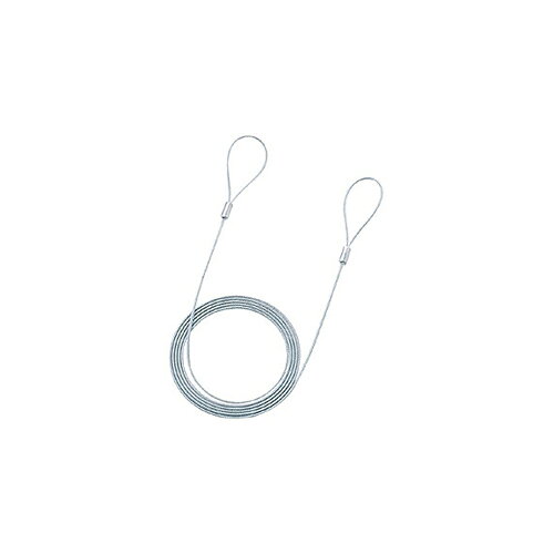 eセキュリティ長さ2.0m、太さ2.2mmワイヤー。●取付け部品、鍵などに接続する、eセキュリティ用ワイヤーです。■長さ:2.0m ■太さ:2.2mm ■材質:亜鉛(ビニールコーティング加工)※詳しくは、「e-Security組み合わせ対応...