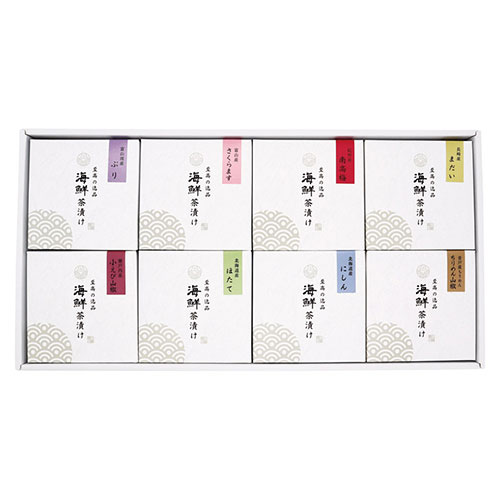 かね七 なつれ 厳選素材だし茶漬けセットお茶漬けの具材にあう食感を追及し加工を施した産地にこだわった素材(魚介・梅干)と、なつれブランド独自のかつお節をベースにしただしつゆ、薬味(あられ、焼海苔、三つ葉)をセットにした海鮮茶漬けの詰合せです...
