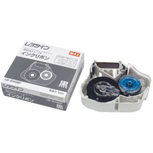 レタツイン用インクリボン 黒 LM-IR340BP●LM-340T・340T/W・390T・390T/W 専用のインクリボンです。●熱収縮・非塩ビチューブ用 ●インクリボン黒 ●生産国:中国