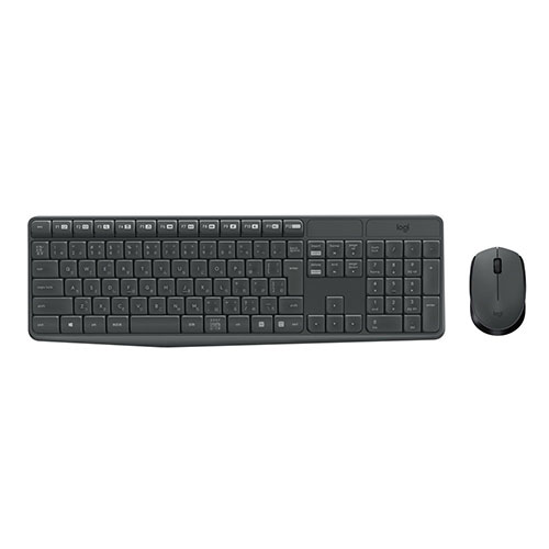 堅牢。シンプル。ワイヤレスフルサイズ キーボード、両手利き用マウス・完全なワイヤレス。 このセット品は、使いやすく、空間をすっきりさせる快適かつ丈夫なデザインで、必要な様々な機能を提供します。 ロジクールの品質基準で製造されたMK235は、...