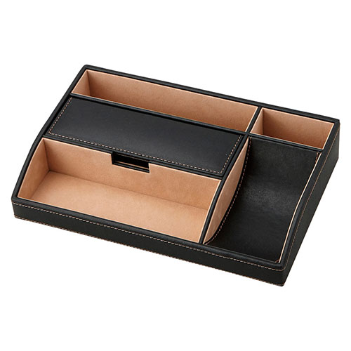 オーバーナイターデイリーユースしている小物を入れるのにピッタリなオーバーナイター。 帰宅後ポケットの中身を入れるだけの簡単収納。 長財布やスマートフォン、小銭やメガネなどお預かりいたします。メーカー品番 : 240-441 内容物 : 本体...