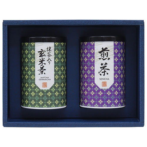 宇治森徳 銘茶詰合せ 峰旬風味豊かな煎茶と香ばしい抹茶入り玄米茶の詰合せ。メーカー型番 : KBS-15 内容 : 抹茶入り玄米茶(約60g)・煎茶(約60g)×各1 箱の種類 : 化粧箱 箱サイズ : 約155×210×75mm(入) 箱...