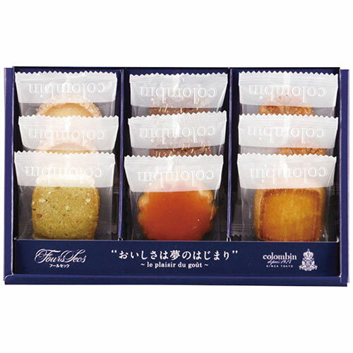 フールセック9枚入コロンバンが選び抜いた濃厚な味わいのバターをたっぷりと使用した贅沢な焼き菓子です。 バターの豊かな香りが、焼き菓子の美味しさを一層引き立てます。パルミジャーノ、フランボワーズ、ピスタチオなど、こだわりの焼き菓子をワンボック...
