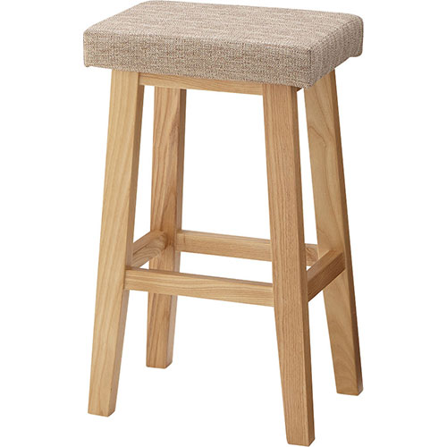 より良いくらしのために。東谷のLIGHT FURNITURE/バンビ ハイスツールサイズ:W36×D26×H60cm 素材:天然木(アッシュ) ウレタン塗装 ポリエステル組立:完成品 静的耐荷重:80kg 原産地:中国
