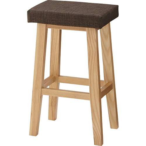 より良いくらしのために。東谷のLIGHT FURNITURE/バンビ ハイスツールサイズ:W36×D26×H60cm 素材:天然木(アッシュ) ウレタン塗装 ポリエステル組立:完成品 静的耐荷重:80kg 原産地:中国