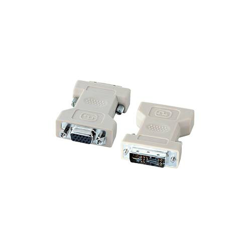 DVIアダプタアナログVGA用ミニD-sub(HD)15pinオスコネクタをDVI29pinオスに変換するアダプタです。 (1)アナログディスプレイ(ケーブル直付けで、ミニD-sub(HD)15pinオスコネクタの機種)をパソコンのDVIイ...