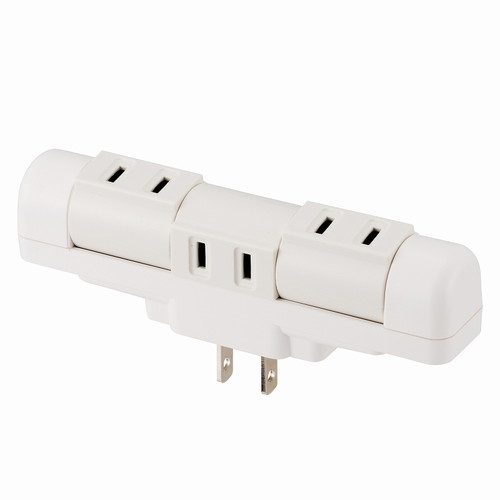 メーカー名:オーム電機 OHM 型式:HS-A1250W JAN:4971275012509 ● 各コンセントが個別に左右90°回転します。 ● 上・左・右の3方向から自由に選んで差し込みできます。 ● ACアダプターもすっきりと収まります...