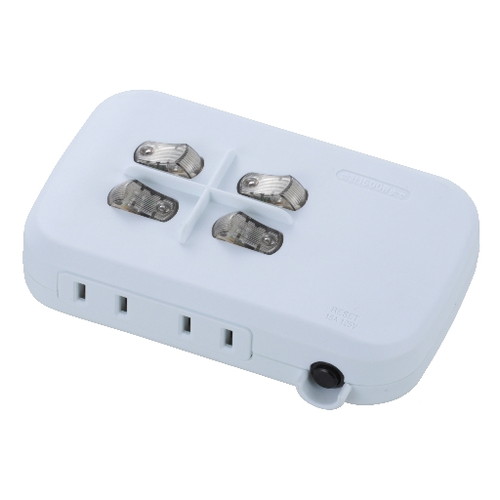 メーカー名:オーム電機 OHM 型式:HS-A1759W JAN:4971275017597 ● 個別スイッチでこまめに待機電力カット ● 個別スイッチにはLEDランプを採用していますので、さらに節電できます。 ● 絶縁カバー付きでトラッキ...