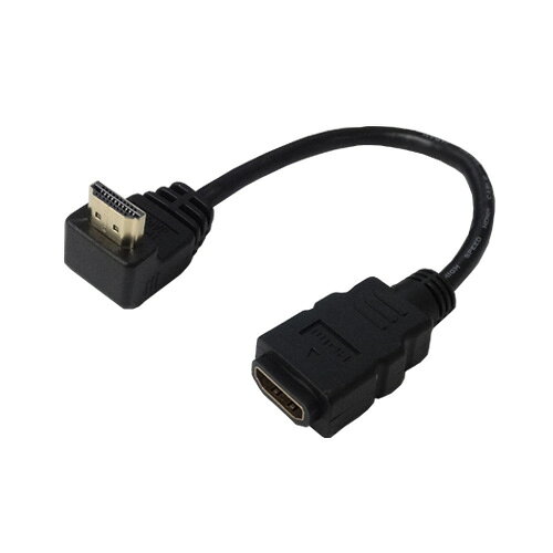 ケーブルHDMI L型ケーブル延長20(上L)●HDMI　20延長