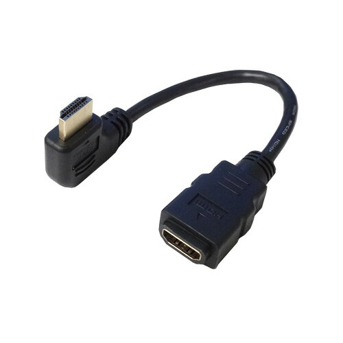 ケーブルHDMI L型ケーブル延長20(右L)●HDMI　20延長