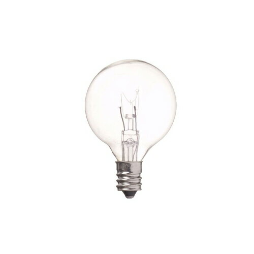 ベビーボール球 G40 E12 40W クリアクリアタイプは透明なガラス球を通して豪華な光を演出します。 ホワイトタイプはガラス球の内部に特殊なホワイト塗装を塗布した電球で、柔らかな光を演出します。●カラー クリア ●消費電力(W) 40 ...