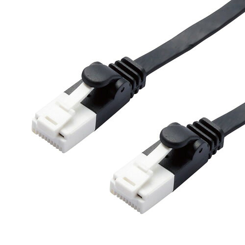 プロテクタと新素材コネクタ採用のダブル構造で、通常の使用環境では絶対にツメが折れない!※次世代10ギガビット・イーサネットに対応。薄さ1.4mmで設置場所を選ばない、カテゴリー6Aに準拠したフラットタイプのLANケーブル。※1000回の屈曲...