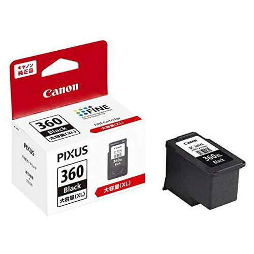 メーカー：キヤノンJAN：4549292144529型番：BC-360XL■商品説明■●高発色で高耐候性インク●大容量インクタンク●安定した高画質プリント■仕様■・タイプ：純正・形状：一体型・種類：顔料・色：ブラック・対応メーカー：キヤノン...