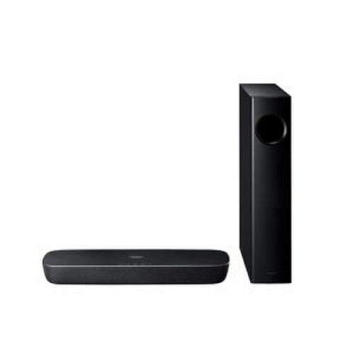 メーカー:パナソニックJAN:4549980034217型番:SC-HTB250■商品説明■●テレビの足元にもすっきり置けるコンパクトデザインながら、2.1chのサラウンドシステムで120Wの大迫力のサウンドを実現。●HDMI-CEC対応で...