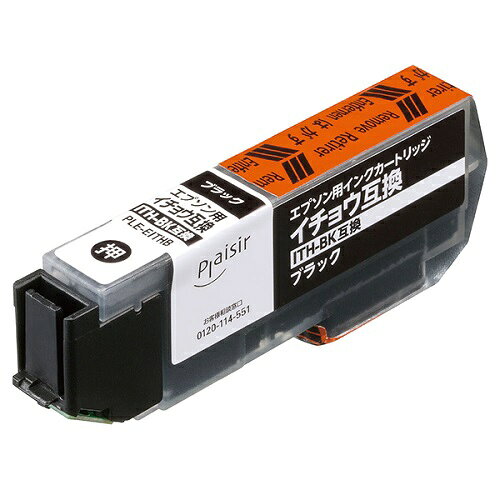 メーカー名:プレジール Plaisir 型式:PLE-EITHB JAN:4531027007391 サイズ：110×92×20mm 重量：111g 純正型番：ITH-BK ・エプソン ITH-BK互換インクカートリッジ ・内容：ブラック/...