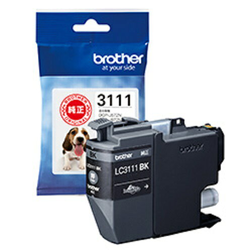 メーカー名:ブラザー brother 型式:LC3111BK JAN:4977766775731 カラー：黒・ブラック ・インクジェット複合機用のインクカートリッジ LC3111BKです。 ・対応機種：MFC-J738DN/DWN、 MFC...