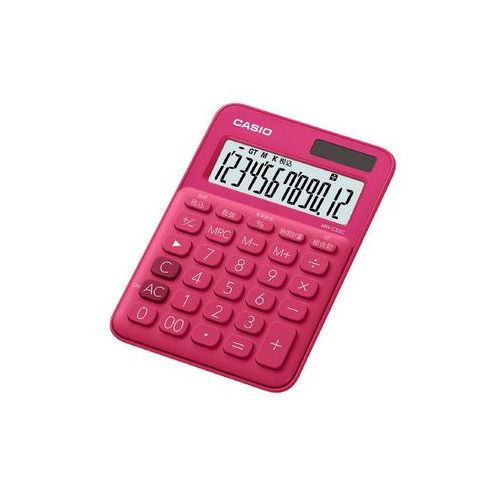 メーカー：CASIOJAN：4549526603440型番：MW-C20C-RD■商品説明■●消費税の税込・税抜計算が行えます。税率も自由に設定でき、税金額も表示します。●時間の四則計算、メモリー計算、パーセント計算が出来ます。「勤務時間計...