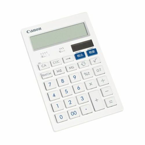 メーカー：キヤノンJAN：4960999631042型番：HS-121T■商品説明■●フラットなデザイン●上下ケース、キートップに抗菌素材採用●電池交換ができる、電池蓋タイプ■仕様■・サイズ(約):105×162×16.5mm ・質量(約)...