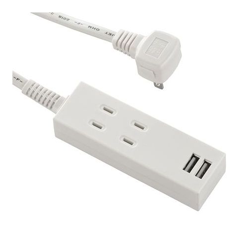 メーカー：オーム電機JAN：4971275043923型番：HS-TU22PBT-W■商品説明■●安心の急速充電●熱に強いPBT樹脂使用、発熱を抑えるモジュール設計で耐熱性アップ●USB過電流保護機能で安全設計■仕様■・サイズ(約):コード...