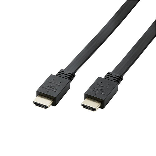 フラットタイプで壁ぎわなどの狭いすき間にもピッタリ配線ができる!フラットタイプで壁ぎわなどの狭いすき間にもピッタリ配線ができる!18Gbpsの高速伝送と高色域になった超高画質映像の伝送ができる、4K/Ultra HD対応のPremium H...