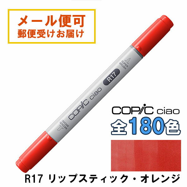色番：Lipstick Orange リップスティック・オレンジ R17 口紅で使われるような鮮やかな橙色 本数：1本 成分　アルコール染料インク デザイン、イラスト、アートなどジャンルを問わず多くのプロにも愛用されているマーカーペン。 コ...