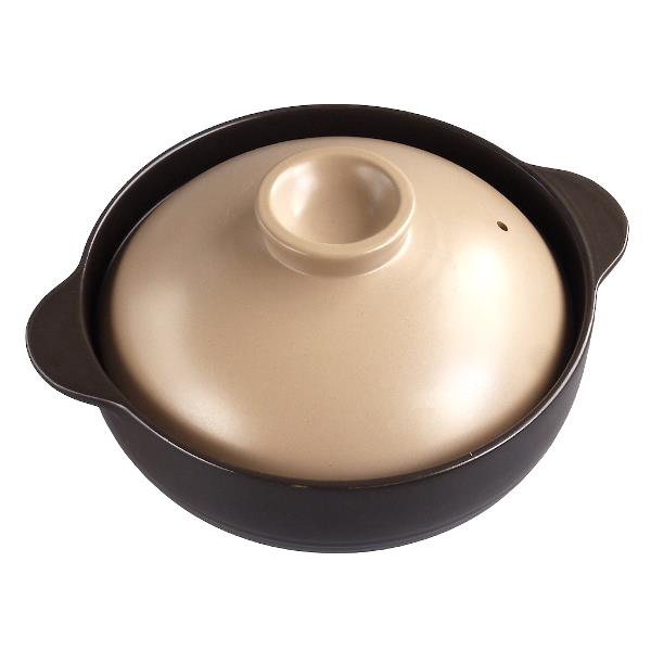 土鍋です。炊飯に適した形状の土鍋です。吹きこぼれにくい高い縁です。内面は丸く対流しやすいです。深型で具がたっぷり入ります。※使い始めに目止めをしてください※天ぷら・フライ等油料理には使用しないでください※絶対に業務用では使用しないでください...