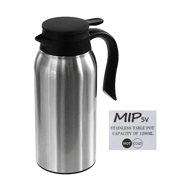 卓上ポットです。シンプルでスタイリッシュなデザインです。保温・保冷どちらにも対応しております。大きめの氷も入れやすい広口タイプです。プッシュボタンでワンタッチで開閉して注げます。※炭酸飲料・ドライアイス・牛乳・乳飲料・果汁類・みそ汁等は入れ...