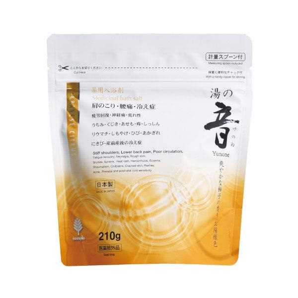 入浴剤です。粉末タイプの薬用入浴剤です。計量スプーン付きです。保管に便利なチャック付きです。※リニューアルによりパッケージや成分が異なる場合がございます●サイズ(約)・170×150×60mm●内容量(約)・210g●香り・ユズ●有効成分:...