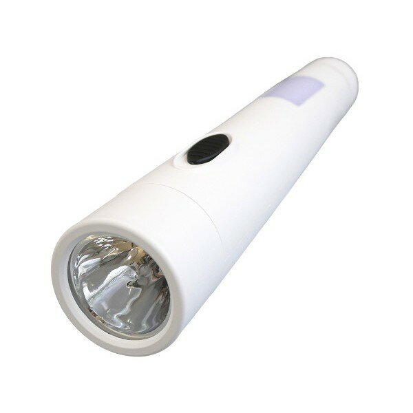 懐中電灯です。懐中電灯とスタンドで使える2WAYタイプです。スリムでつかみやすく収納に場所をとりません。ロープやフック等に吊り下げられて野外でも使用できます。別売りの単3乾電池が3個が必要です。※電池は付属しておりません※パッケージの表示価...