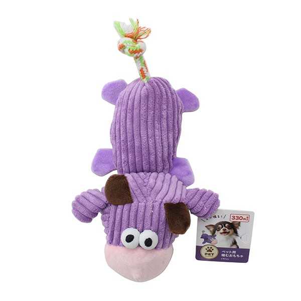 ペット用オモチャです。わんちゃんなどが噛んで遊べるオモチャです。にぎると音が鳴ります。※縫製品の為サイズの異なりや糸のほつれ等がございます※パッケージの表示価格は店頭販売価格の為、当店販売価格とは異なります●サイズ(約)・210×130mm...