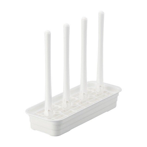 水切りスタンドです。ペットボトルも食品保存袋も立てて乾かせるスリムな水切りスタンドです。開くポールで、乾きにくかった食品保存袋の中もしっかり乾燥できます。ポールは4段階に角度調整可能です。※食器洗浄機・乾燥機 非対応●サイズ(約)・311×...