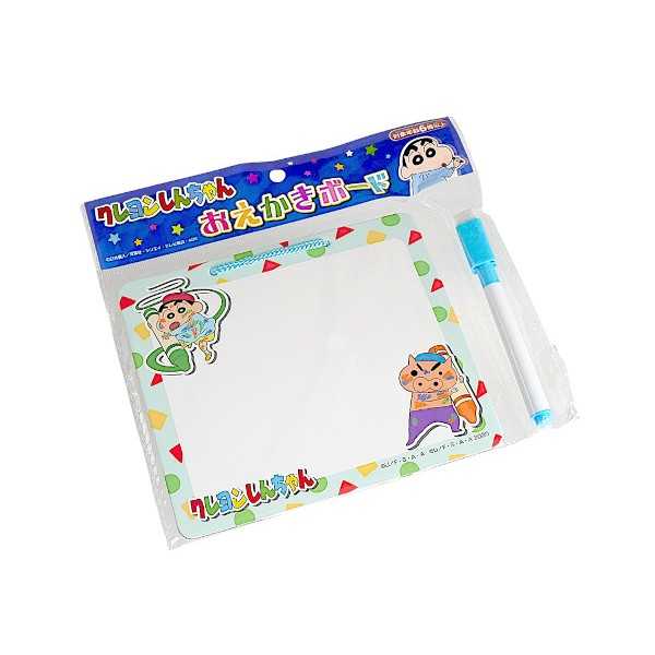 メッセージボードです。クレヨンしんちゃんのメッセージボードです。付属のマーカーで書いてクリーナーで消せます。お絵描きや伝言等にも使えます。※色・柄の指定はできません●サイズ(約)・ボード部:150×130mm●対象年齢・6歳以上●材質・ボー...