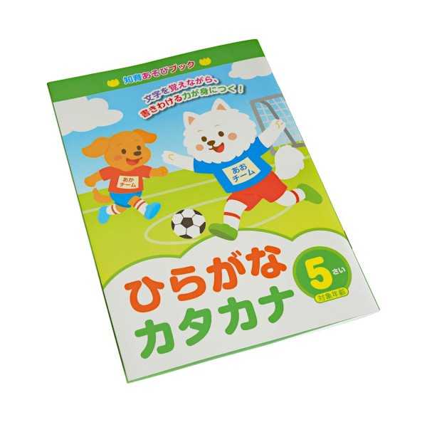 知育ブックです。ひらがなやカタカナの書き方を書いて覚えられる知育ブックです。楽しく遊びながら学習できます。●サイズ(約)・210×148mm●対象年齢・5歳●材質・紙●用途・学習帳 ドリル 知育 ノート ●キーワード・がくしゅうちょう どり...