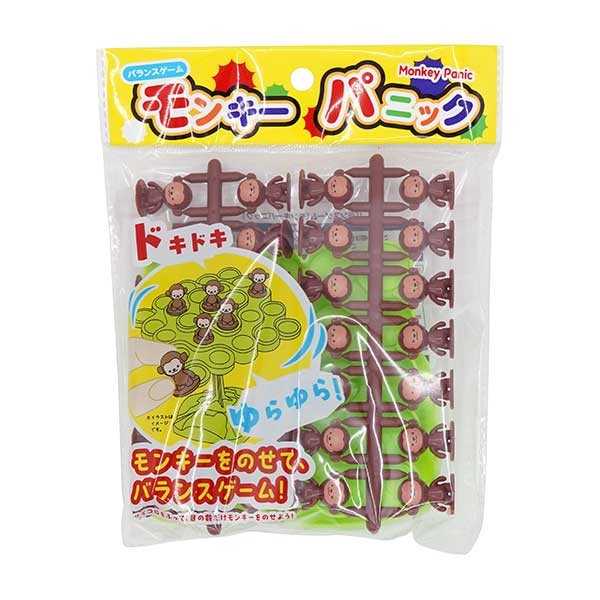 バランスゲームです。モンキーをツリーにのせて遊ぶバランスゲームです。サイコロをふって目の数だけモンキーを乗せていきます。卓上で手軽に楽しめます。●サイズ(約)・組立時:95×95×95mm●対象年齢・6歳以上●材質・ツリー、モンキー:ポリプ...