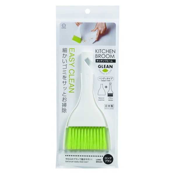 ミニサイズのブラシとちりとりのセットです。ちりとりにブラシを収納できます。細かいゴミをサッとお掃除します。やわらかブラシで掃きやすくなっております。●サイズ(約)・90×93mm●色・ホワイト●耐熱70度●材質・ポリプロピレン●用途・掃き掃...