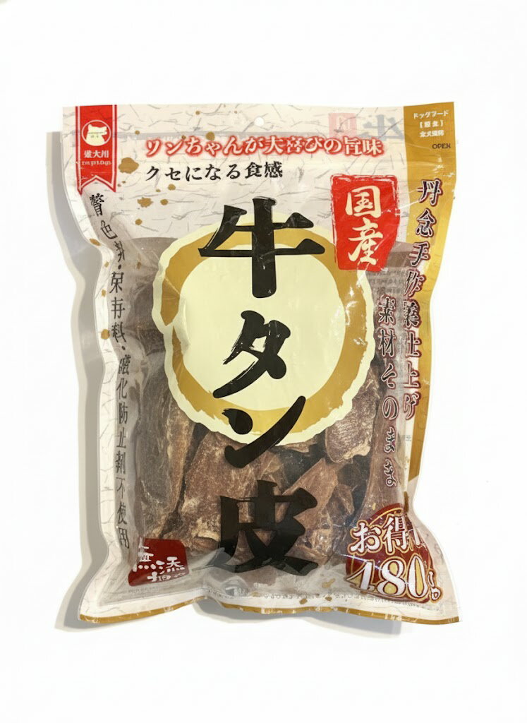 商品の特徴 大容量お徳用 牛タン皮を素材そのまま乾燥させた歯ごたえ十分なワンちゃん用おやつMide in JAPAN 着色料・保存料・酸化防止剤不使用 無添加 お徳用の480g 保存しやすいチャック付き牛の旨味が閉じ込められて深い味わいとク...