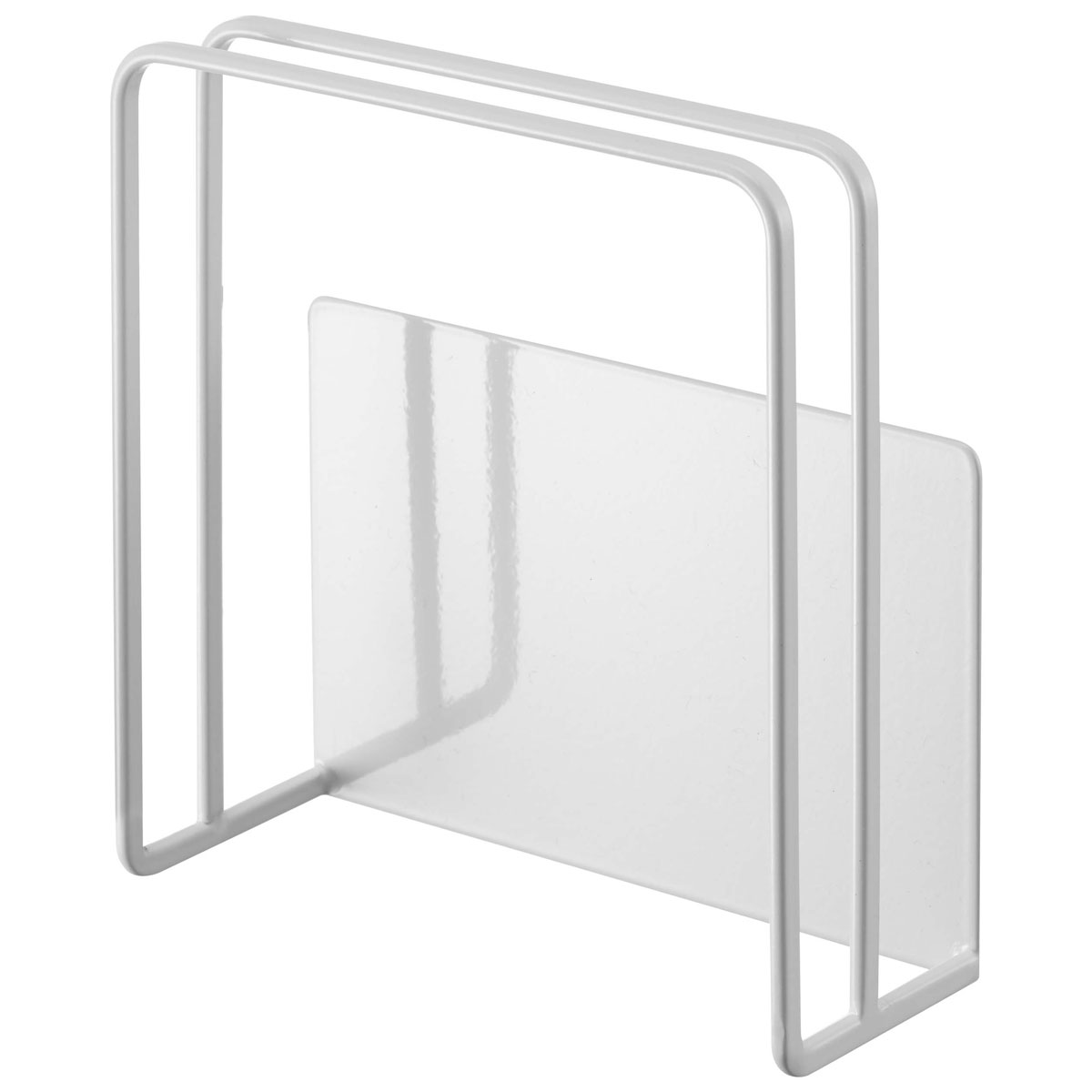 薄いまな板と厚手のまな板両対応！ マグネットが付くキッチンパネルや冷蔵庫横に簡単取り付けのまな板スタンド、TOWER マグネットまな板スタンド。これ1台で薄いまな板と厚手のまな板を各1枚収納可能。別売りのキッチン自立式スチールパネル 横型、...