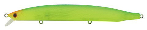 飛距離を追求したテールファットデザインType:FloatingLength:130mmWeight:18gMax Depth:60?90cmHook:ST46#5Ring:#3　