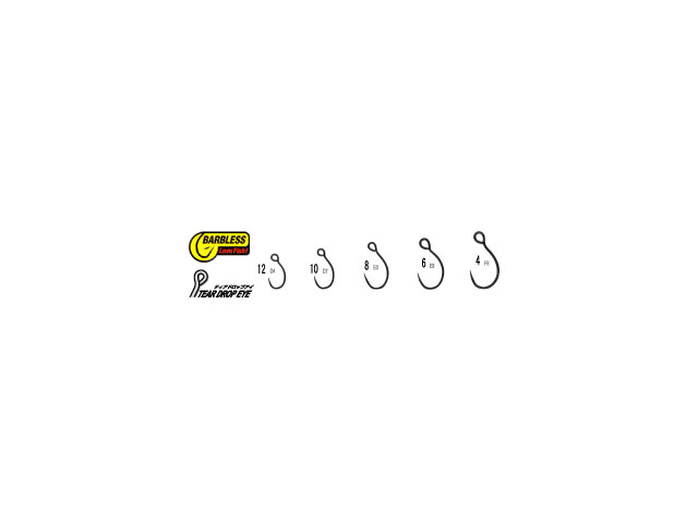 ミノー専用にアイの向きをタテ型にしてあります。やはりゲイブの2つのコーナーが魚をロックし、バラシを防ぐコンセプトフォルム。アイの形状は、スプーン専用に多用されるラウンドアイではなく、ミノーにセットした際には鈎先の向きが安定するといわれる「テ...