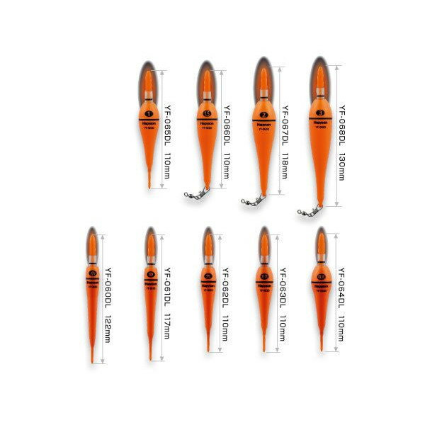 ?高輝度LED採用で高い視認性を実現。最大径×全長（mm）:φ19.5×110本体質量（電池含）:5.0g適合オモリ:1号　