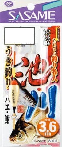 ワンタッチちち輪採用で、竿への脱着が簡単。本格高級ウキ入り。　